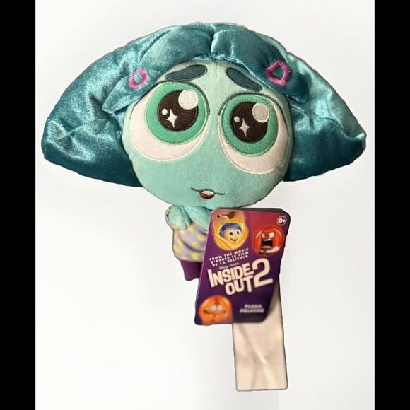 Disney | Other | New Disney Store Inside Out 2 Envy Plush Teal Emotion ...